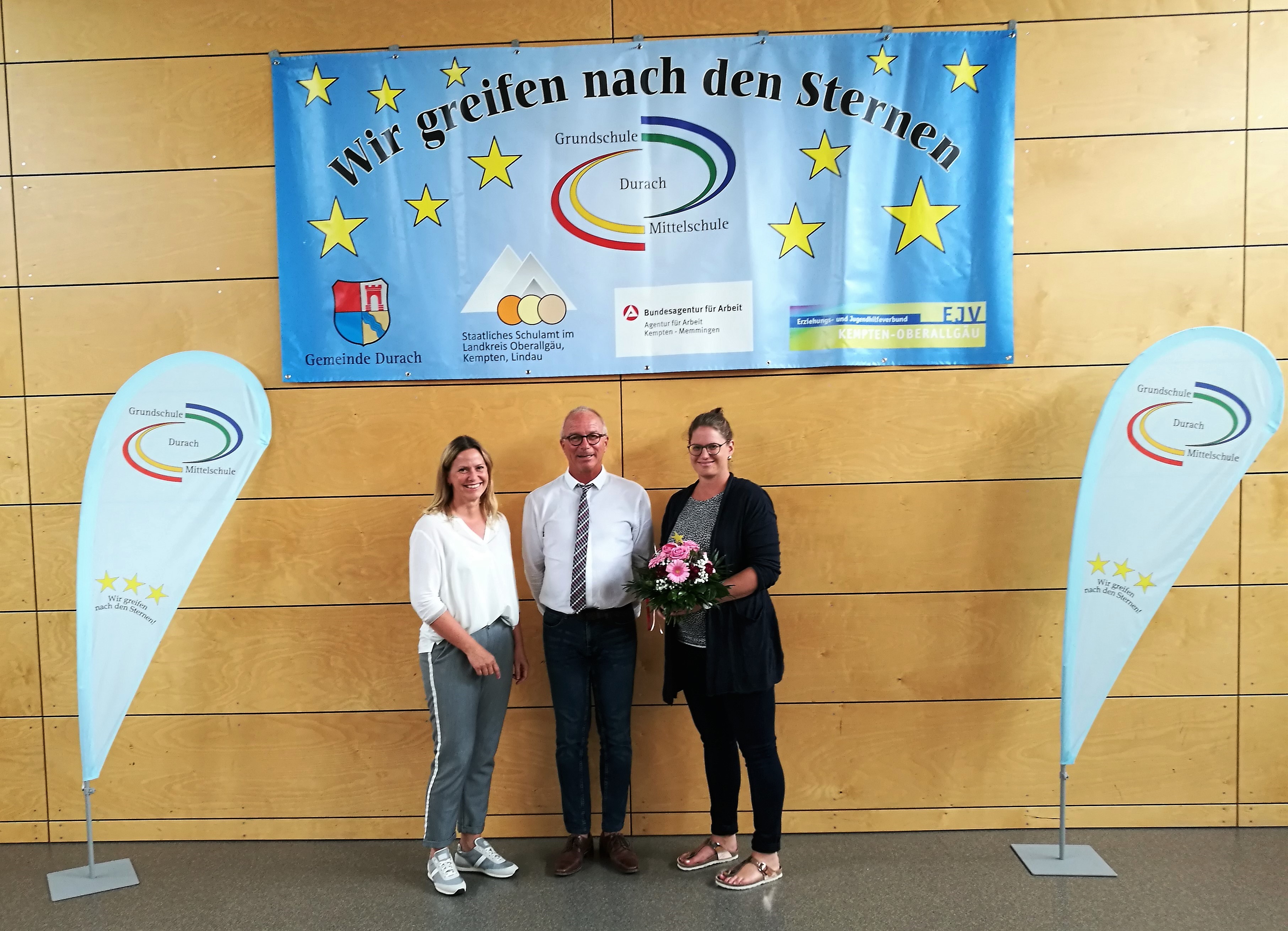 Urkundenübergabe Sterneprojekt Juli 2019 – Grund- und Mittelschule Durach